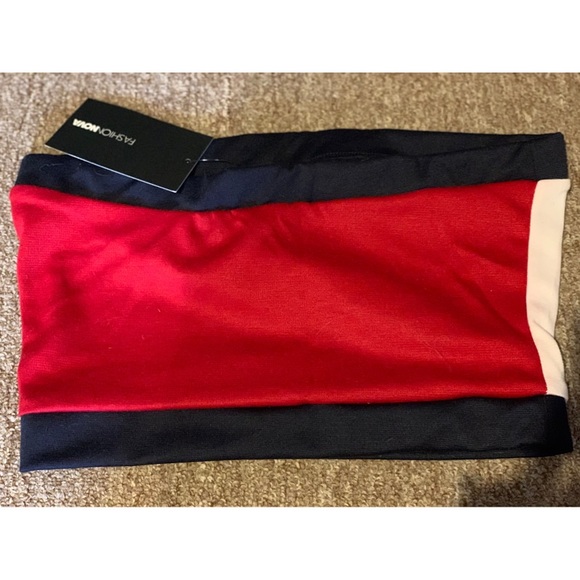 Fashion Nova | Tops | Multi Colored Tube Top | Poshmark